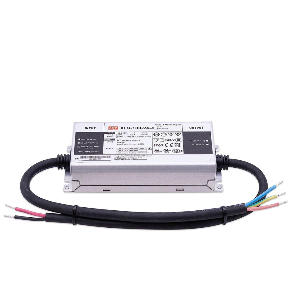 MEAN WELL XLG 100W 24V LED Driver Constant Voltage IP67 – Mylighting